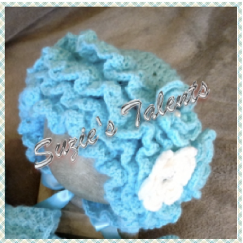 Ravelry: Baby Ruffle Bonnet pattern by ST Patterns Designer