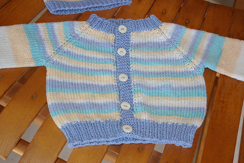 Ravelry: SBejster's Top Down Raglan Baby Sweater