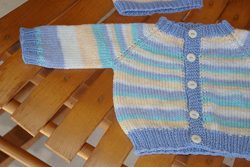 Ravelry: SBejster's Top Down Raglan Baby Sweater