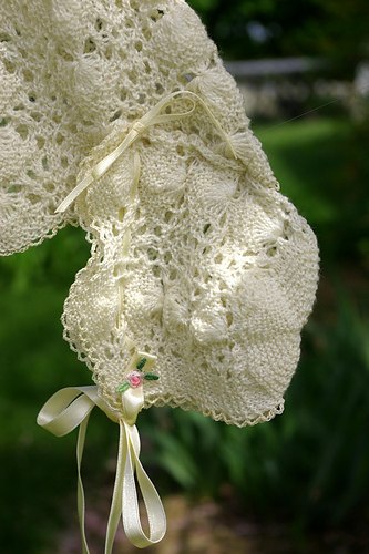 Ravelry: SBejster's Pippy Shell Matinee Coat, Bonnet and Bootees