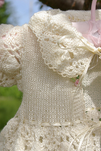 Ravelry: SBejster's Pippy Shell Matinee Coat, Bonnet and Bootees