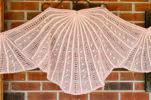 Ravelry: SBejster's Fanned: Three-Fan Shawl
