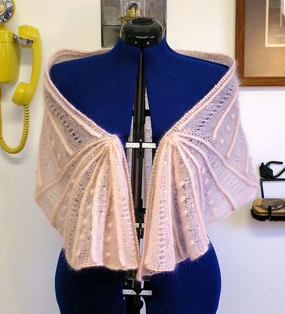 Ravelry: SBejster's Fanned: Three-Fan Shawl