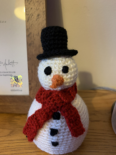 Ravelry: Snowman Chocolate Orange Cover with accessories pattern by ...