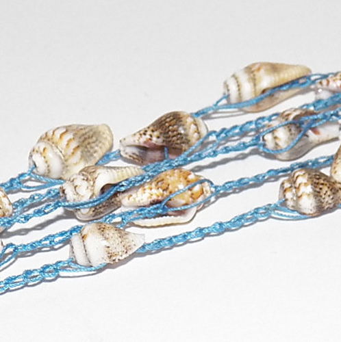 Ravelry: Chain Stitch Shell Bracelet pattern by Shala