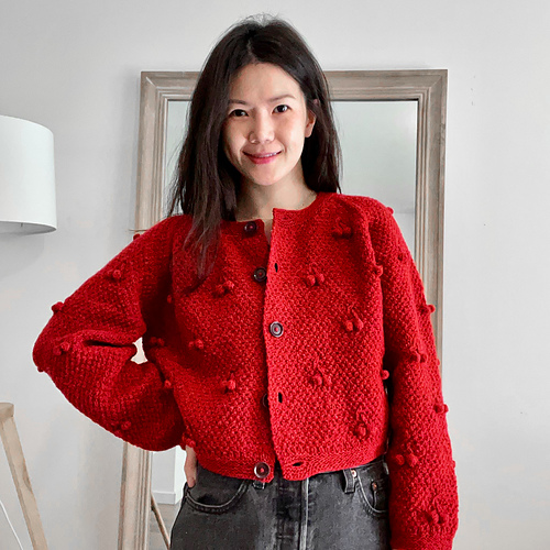 Ravelry: Cherry Cardigan pattern by Soumine KIM