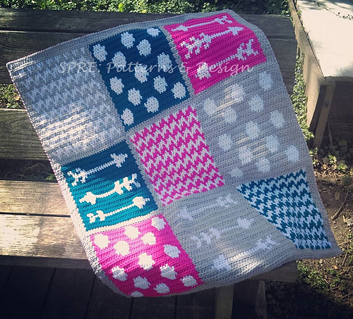 Ravelry: Boho Baby Blanket pattern by Sarah Boham