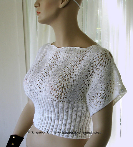 Ravelry: Pullover Lace Sweater pattern by Suzanne Sullivan