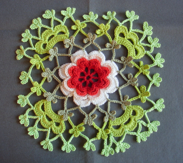 Ravelry: Rosette Surrounded by a Square Shaped Ground pattern by ...