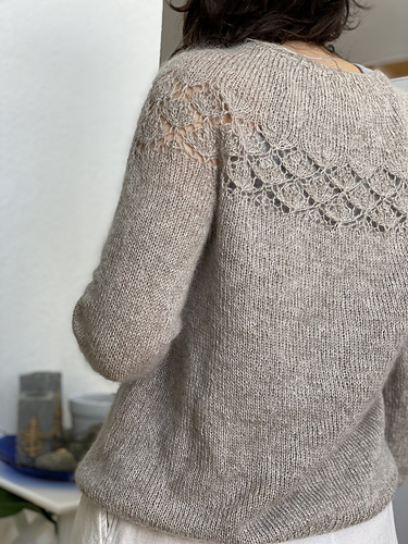 Ravelry: Cotton Grass sweater pattern by SailorWifeKnits