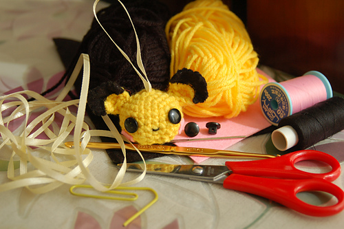 Ravelry: Pichu Keychain pattern by Sakana Anakas