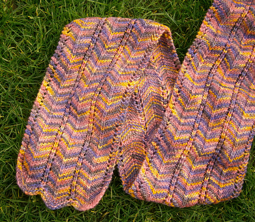 Ravelry: Shropshire Scarf pattern by Sally Kirkcaldy