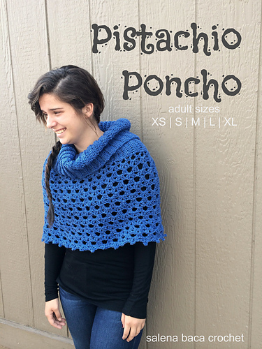 Ravelry: Pistachio Poncho Adult pattern by Salena Baca