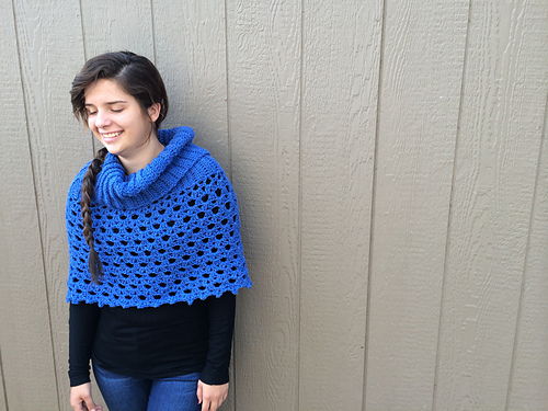 Ravelry: Pistachio Poncho Adult pattern by Salena Baca