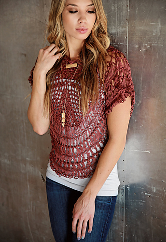 Ravelry: Hairpin Half-Top pattern by Crystalized Designs