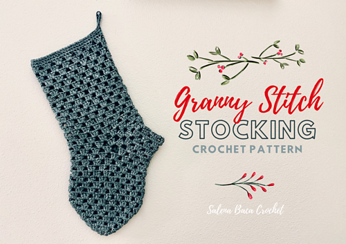Ravelry: Granny Stitch Stocking pattern by Salena Baca