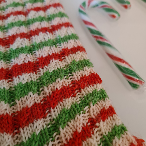 Ravelry: Festive Candy Cane Socks pattern by Sally-Jane Cameron