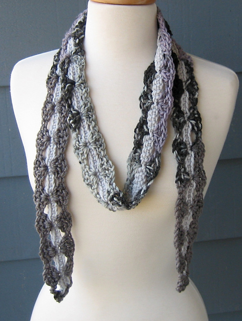 Ravelry: S050 Nila Skinny Scarf pattern by Sally Blickenstaff