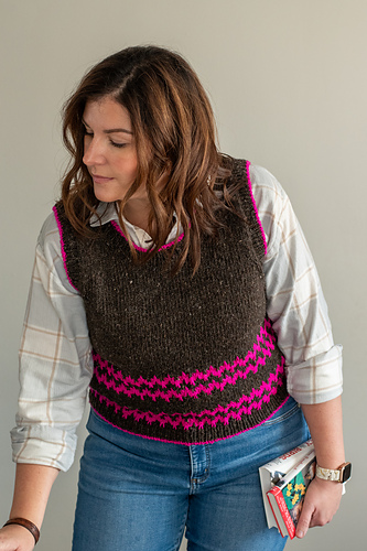 Ravelry: Trouvaille Vest pattern by Samantha Guerin