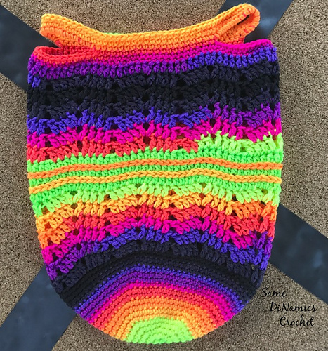 Ravelry: Dancing Flames Market Bag pattern by Dianne Hunt