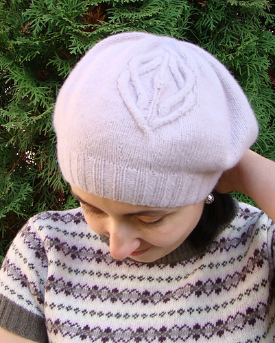 Ravelry: Frosted Rose Beret pattern by Irina Bil