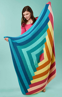Ravelry: Chroma Color Block Blanket pattern by Sandi Prosser
