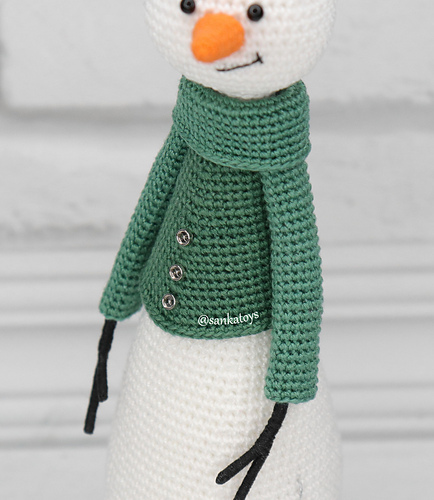 Ravelry: Snowman «Gentleman» pattern by Oksana Berejshik