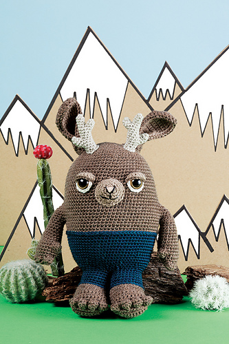 Ravelry: Jackson the Jackalope pattern by Brenda K. B. Anderson