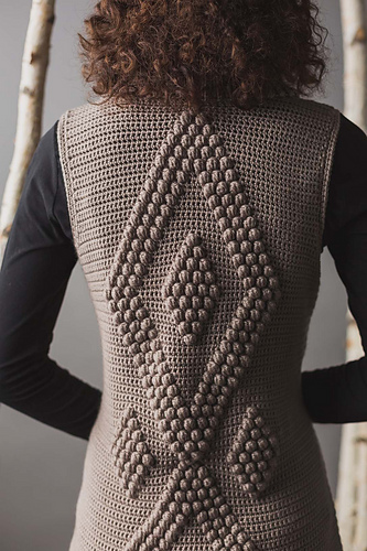 Ravelry: Hot Cocoa Vest pattern by Sara Dudek