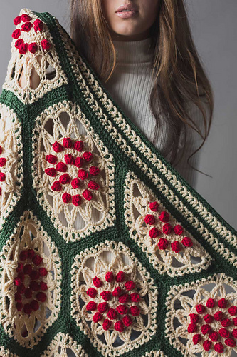 Ravelry: Berry and Pine Afghan pattern by Melinda Miller