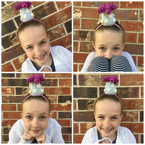 Ravelry: Party Hat DIY Headband pattern by Tangled Happy