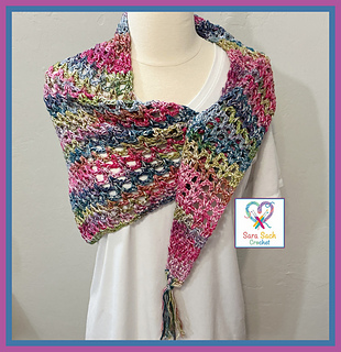 Ravelry: Colorful Summer Wrap Shawl pattern by Sara Sach