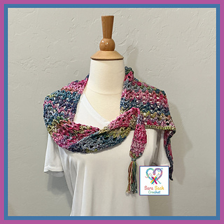 Ravelry: Colorful Summer Wrap Shawl pattern by Sara Sach