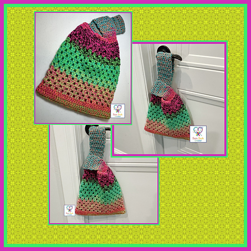 Ravelry: Neon Granny Knot Bag pattern by Sara Sach