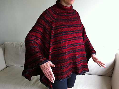 Ravelry: Modern Poncho pattern by Sara Sprung