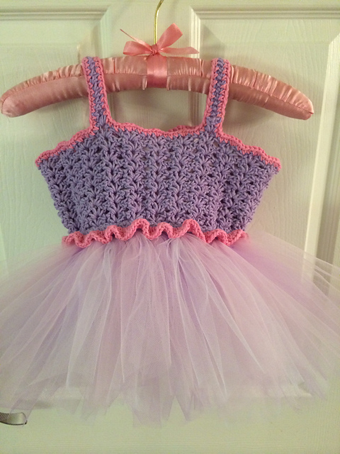 Ravelry: Flower Girl Tutu Dress pattern by Happy Heart Fiber Art