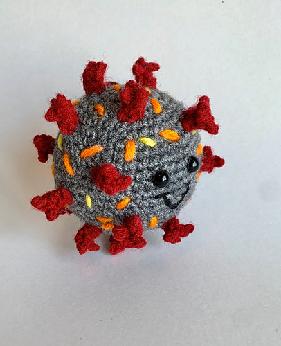 Ravelry: Corona Virus Amigurumi pattern by Sarah Berens