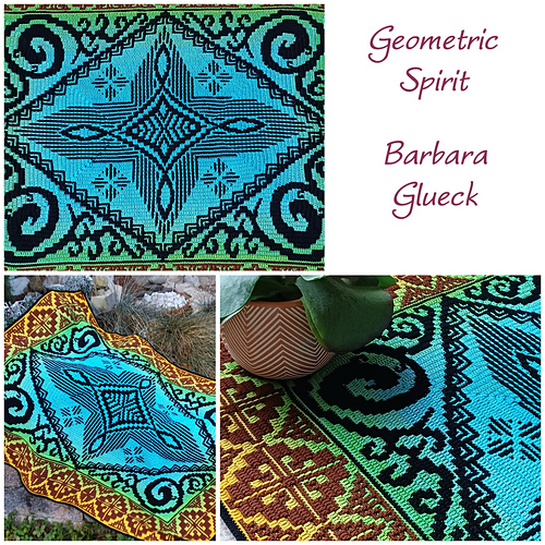 Ravelry: Geometric Spirit pattern by Sarah Athey