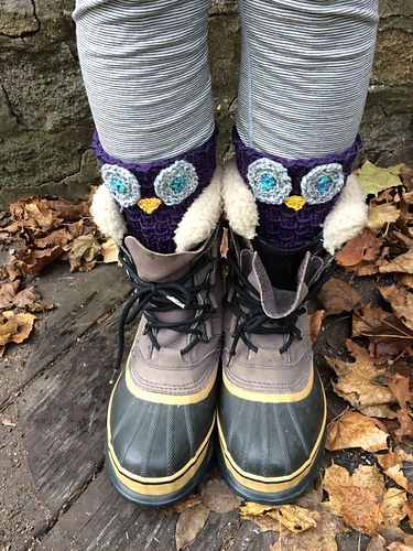Ravelry: Hoot Boot Toppers pattern by Sarah M. Goodwin
