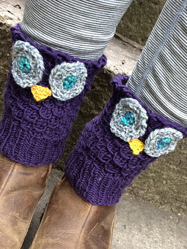 Ravelry: Hoot Boot Toppers pattern by Sarah M. Goodwin