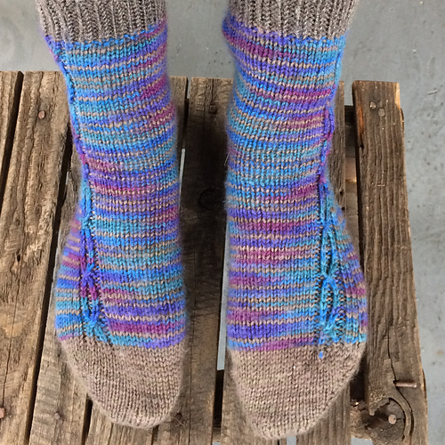 Ravelry: Slate Pool Socks pattern by Sarah M. Goodwin