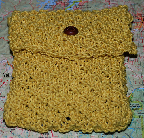 Ravelry: Box Stitch Passport Pouch pattern by Sarah E. White