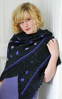 Ravelry: Violets Shawl pattern by Sasha Kagan