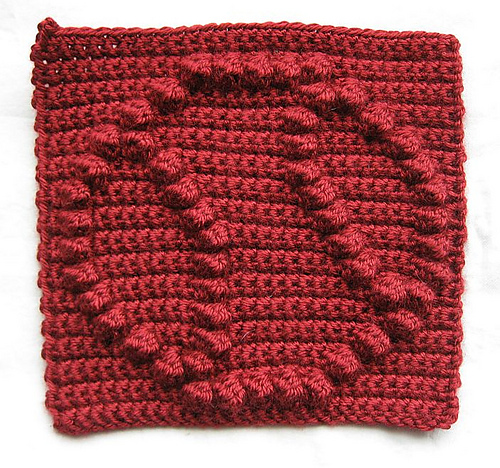 Ravelry: Baseball Bobble Chart pattern by Kari Philpott