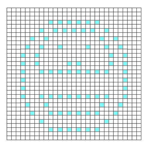 Ravelry: Abominable Snowman Bobble Chart pattern by Kari Philpott