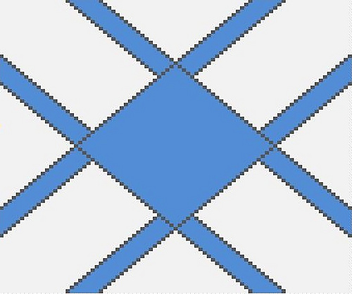 Ravelry: C2C Diamonds & Crosses Block pattern by Savanna Ashmore