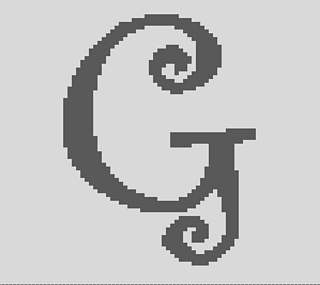 Ravelry: C2C Monogram G Curl pattern by Savanna Ashmore