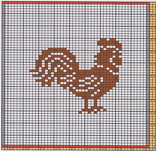 Ravelry: Potholder Rooster pattern by Regina Schoenfeldt