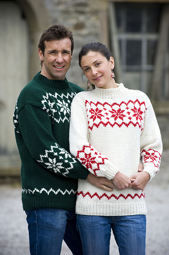Ravelry: Snowflake Jumper for Adults pattern by Wendy Yarns