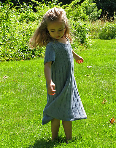 Ravelry: Cotton Bam Boo Girl's Dress pattern by Kim Wagner